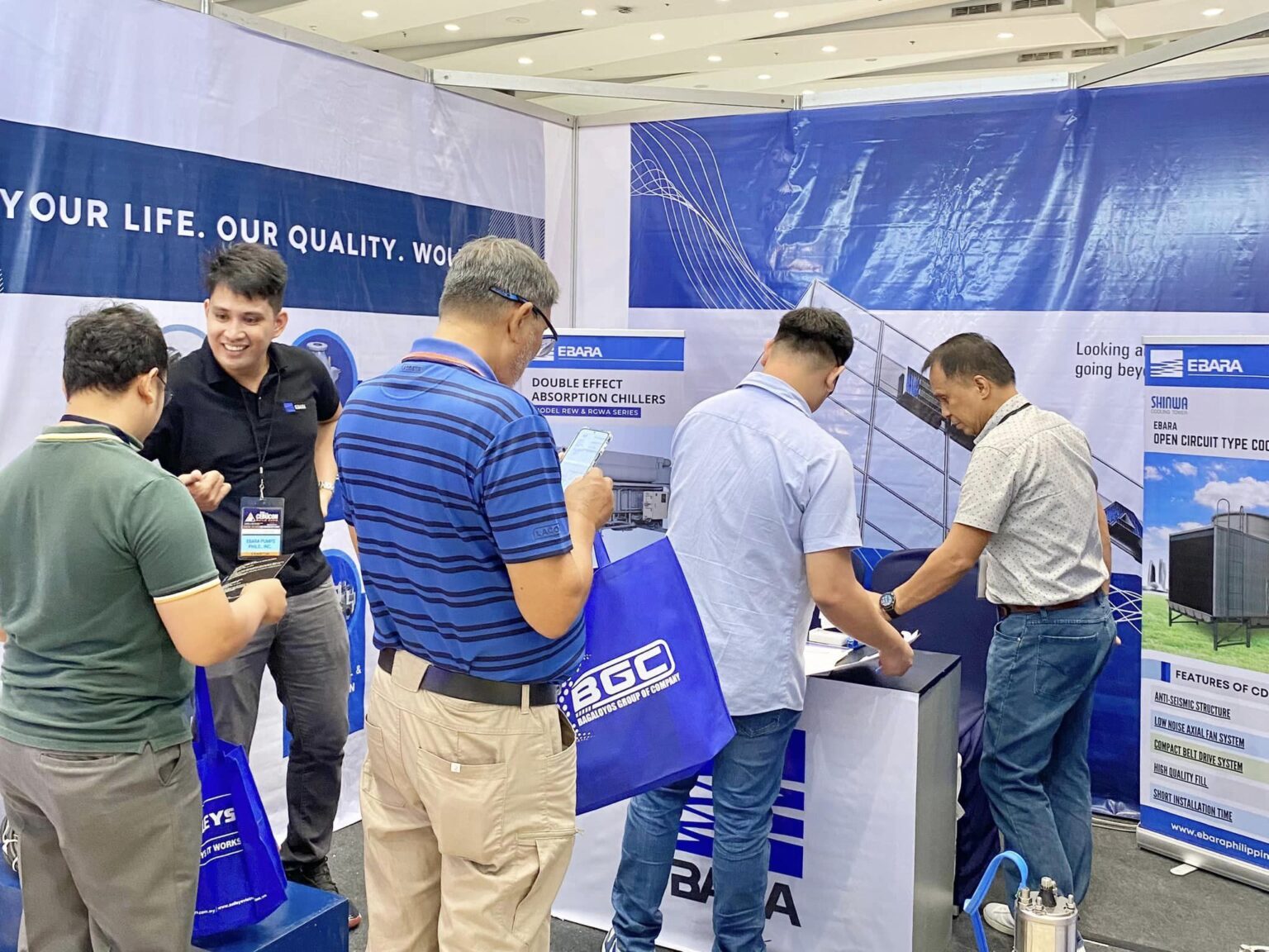 Ebara Pumps Philippines, Inc. (EPPI) built networks at the 29th CebuCON ...